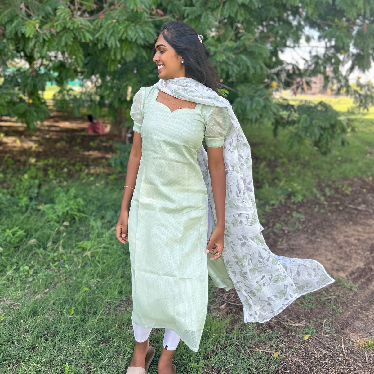 Mint Majestic Kurti set – Uzhamagal