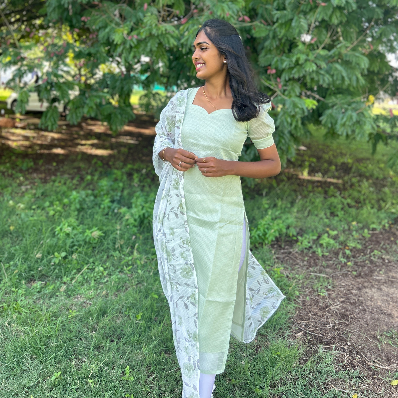 Mint Majestic Kurti set – Uzhamagal